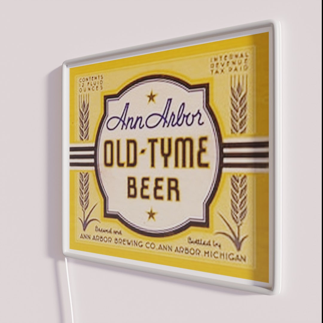 Ann Arbor Old Tyme Beer Rgb Led Sign – Neon Factory