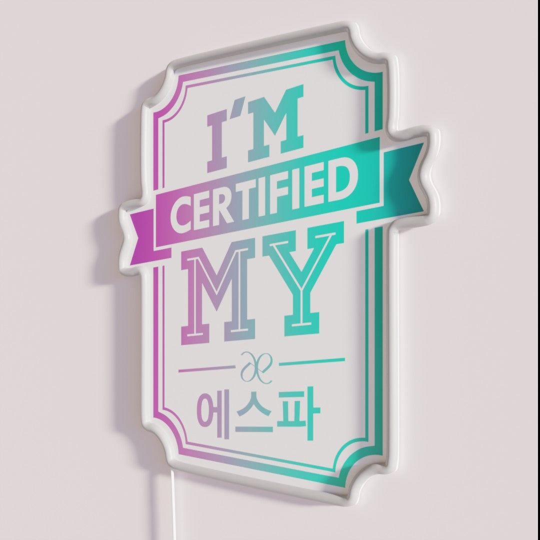 Certified Aespa My Rgb Led Sign – Neon Factory