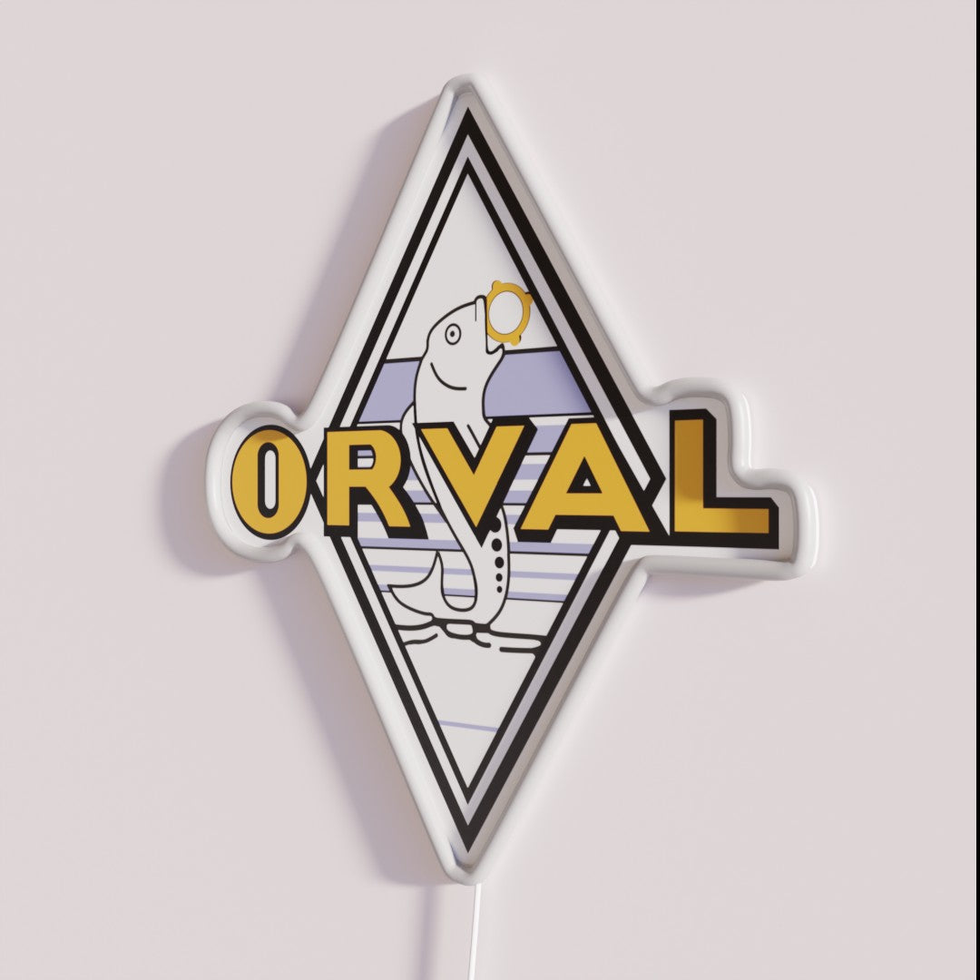 Orval Logo Rgb Led Sign – Neon Factory