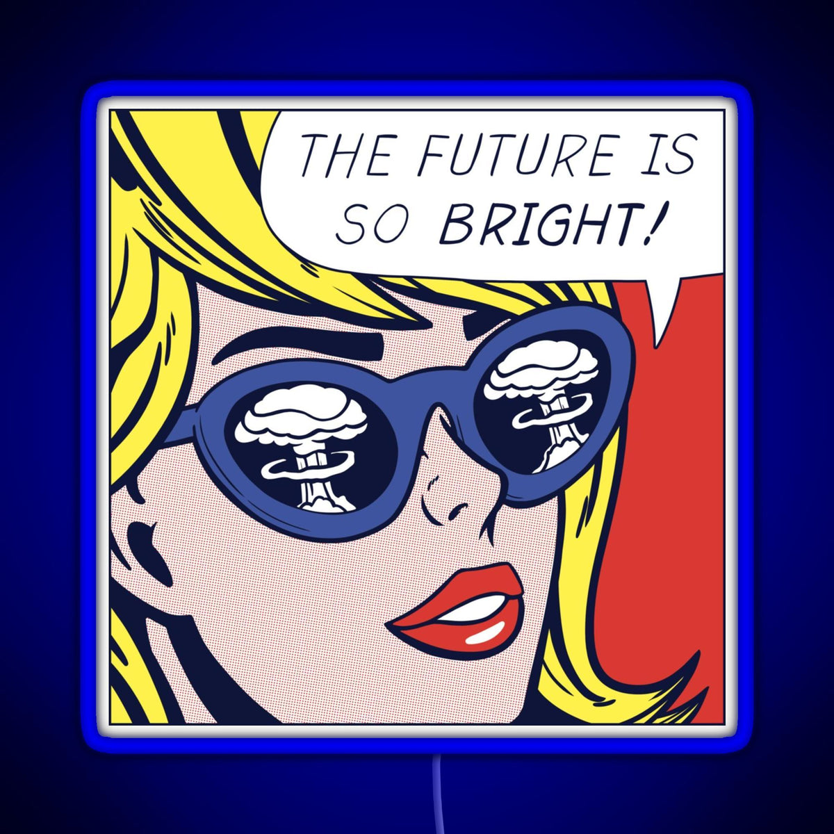 Pop Optimistic Girl Rgb Neon Sign – Neon Factory