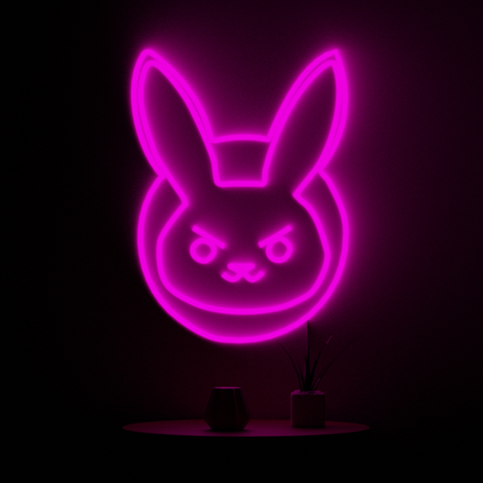 Overwatch Dva Neon Sign Usd125 – Neon Factory