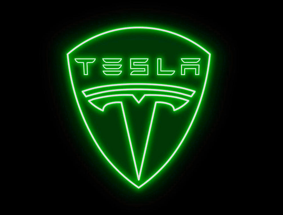 Tesla neon sign Neon Sign