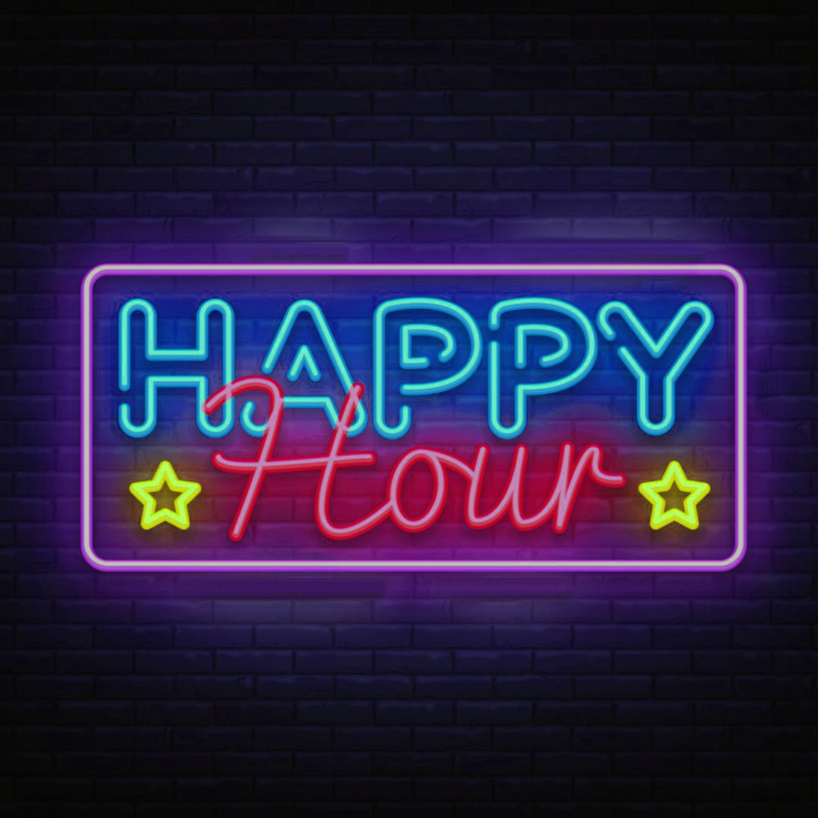 Happy Neon Sign – Neon Factory