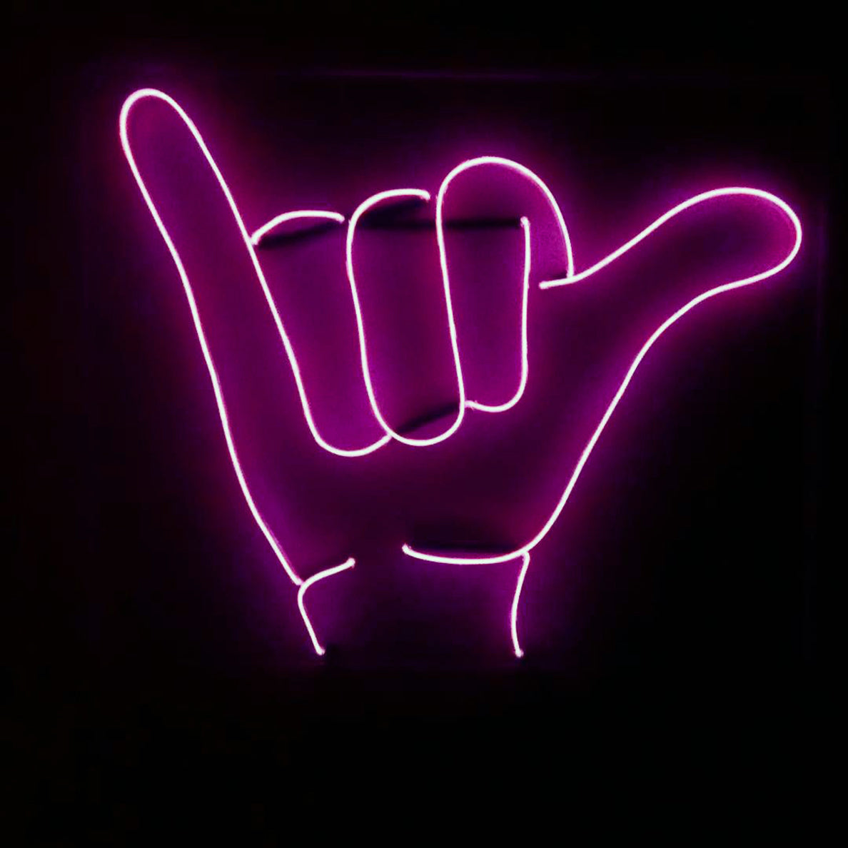 Shaka neon sign Neon Sign on Acrylic prints