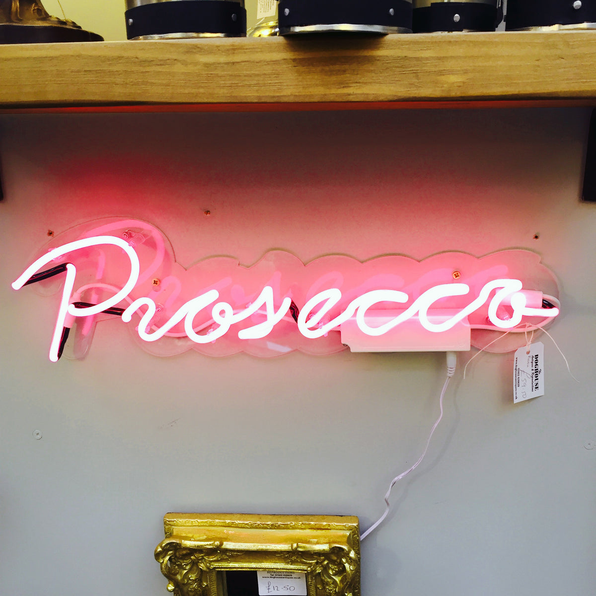 Prosecco neon sign Bar Neon Sign, Neon Sign on Acrylic prints