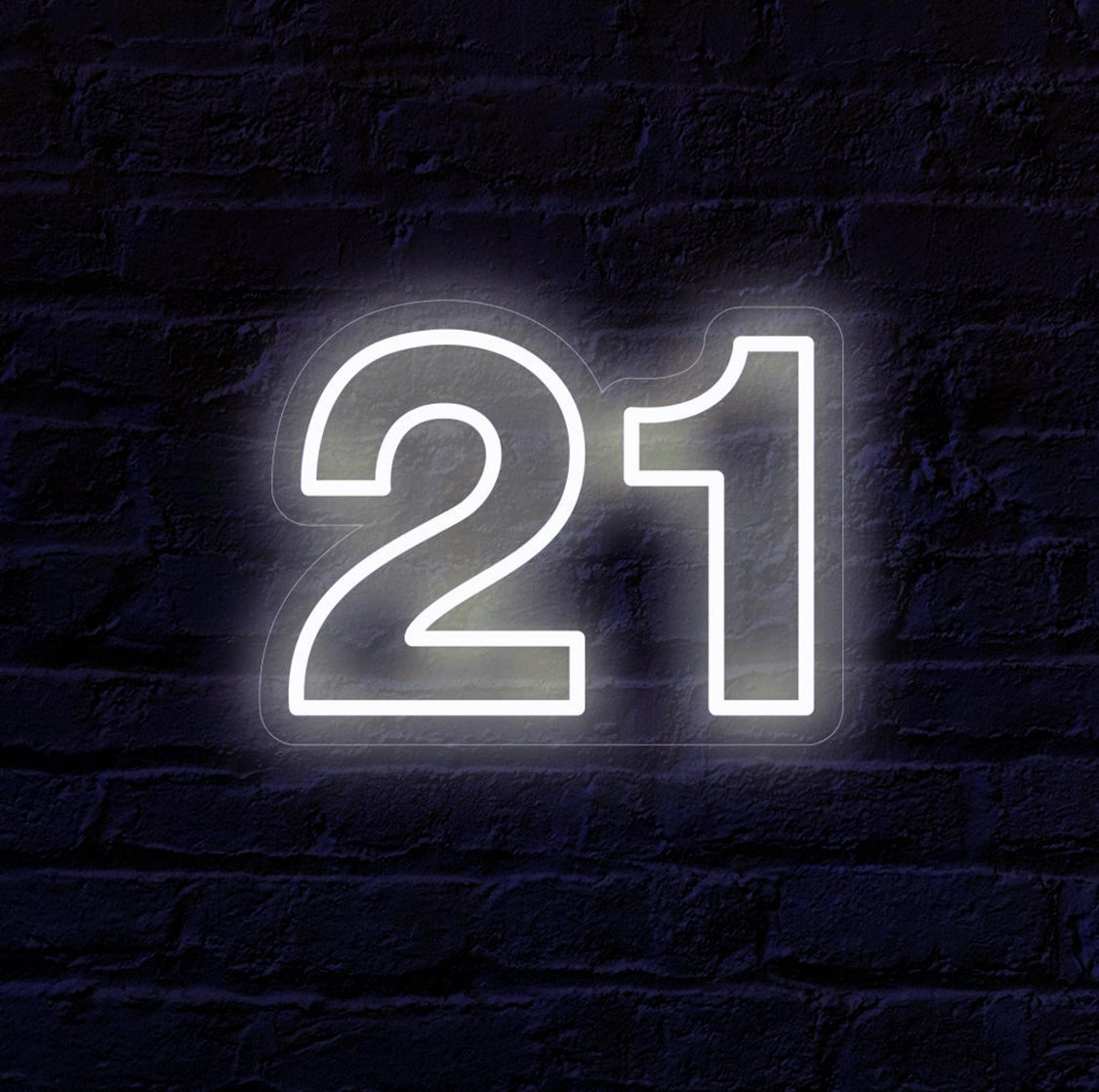 Twenty one neon sign Bar Neon Sign