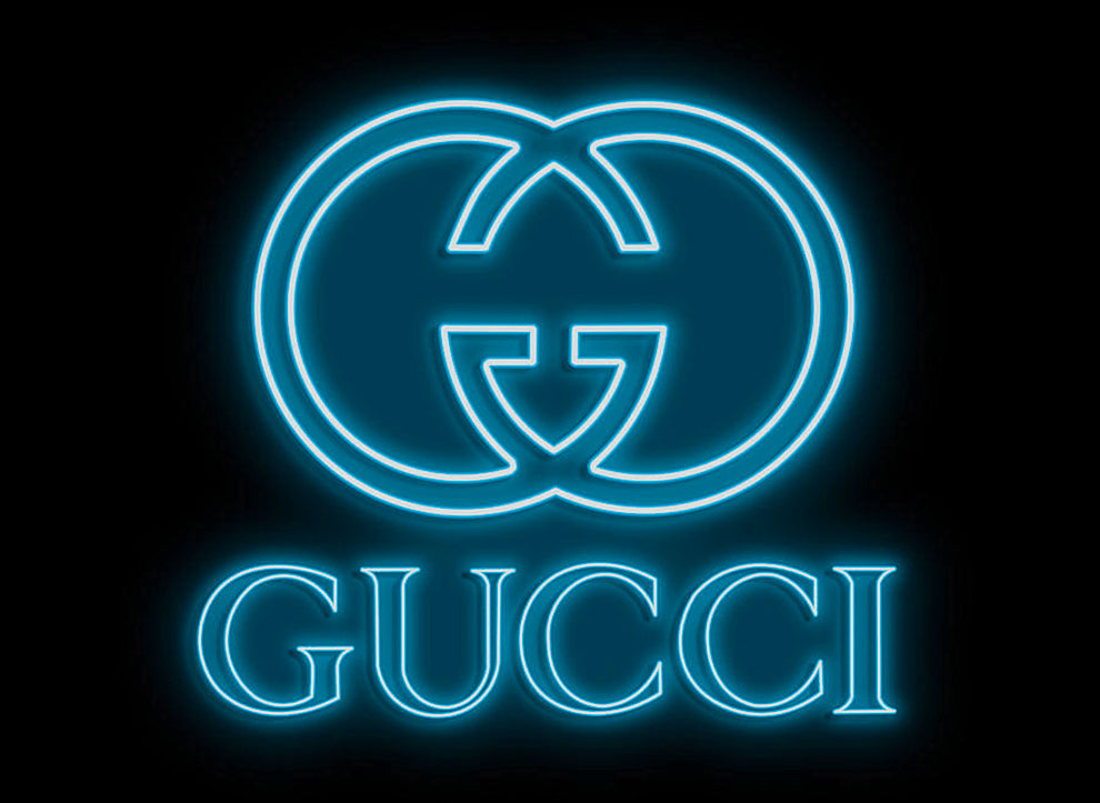 Gucci neon sign Neon Sign on Acrylic prints