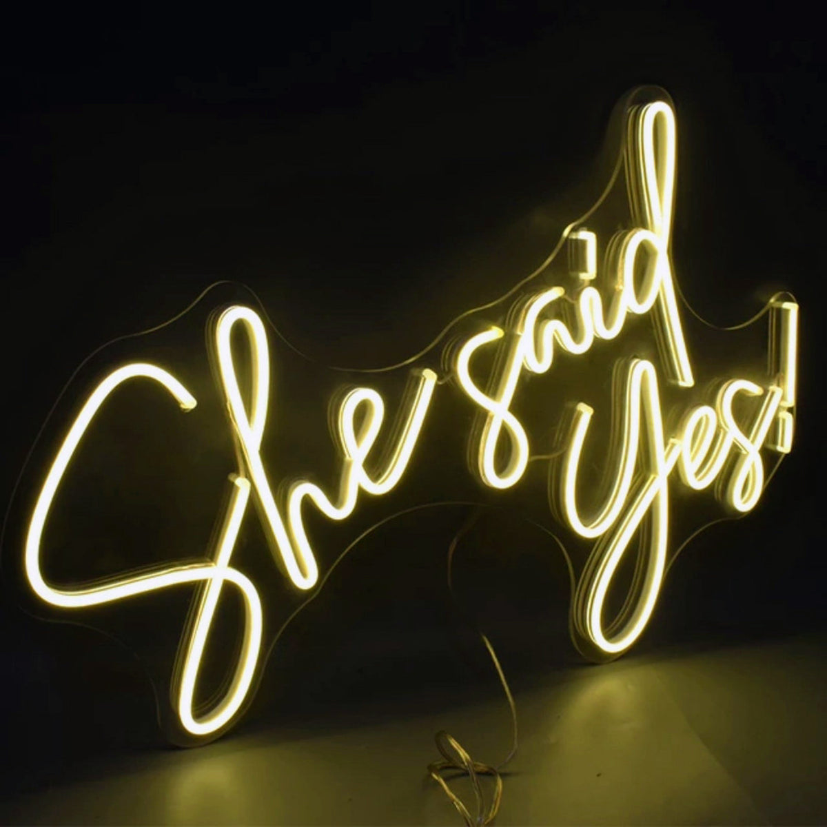 She Said Yes Neon Sign – Neon Factory