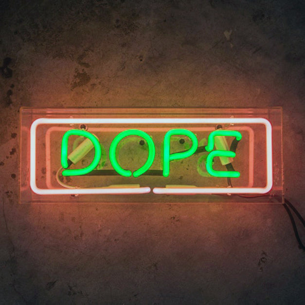 Dope neon signs Bar Neon Sign, Lighting, Neon Sign on Acrylic prints ...