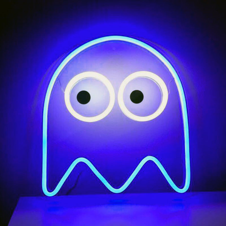 Pac man neon sign gaming neon sign