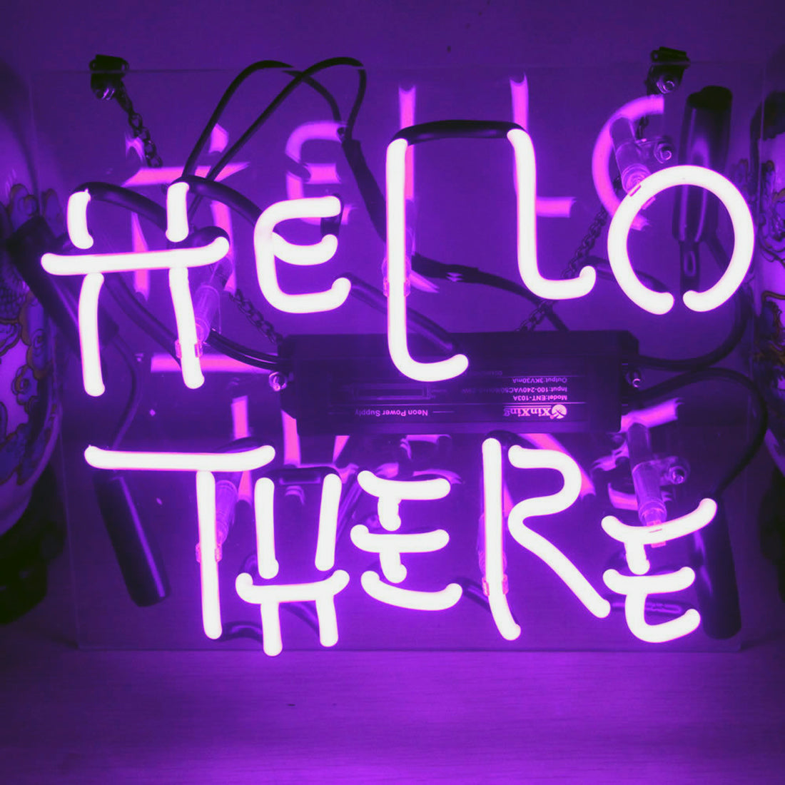Hello there neon sign