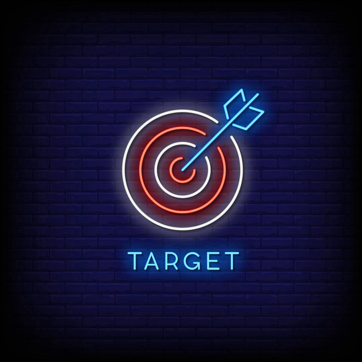 Target neon sign , Neon Sign, Seen on Pinterest