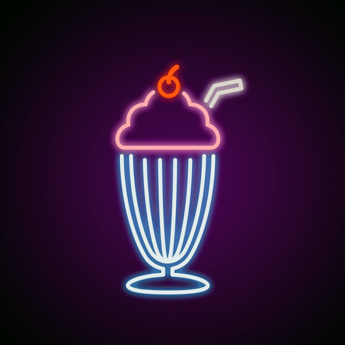 Milkshake Neon Sign – Neon Factory