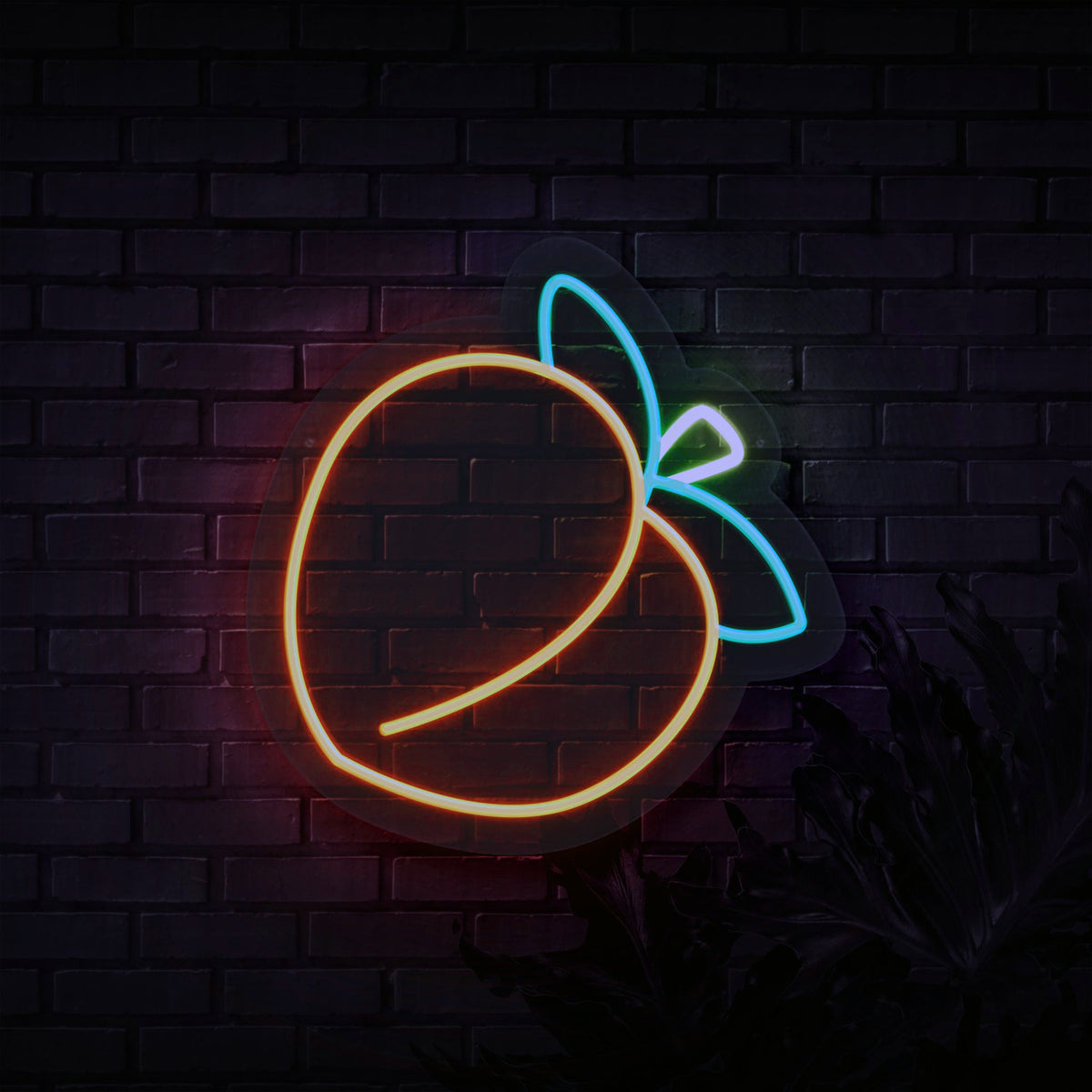 Neon Peach Sign – Neon Factory
