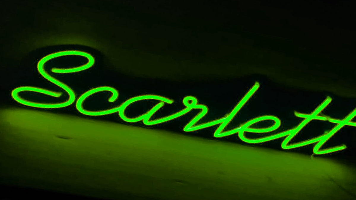 Custom led name sign