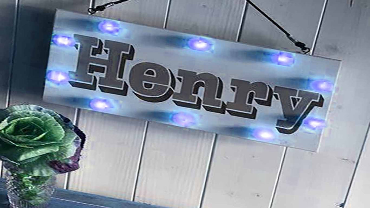 Personalised Light Up Name Sign – Neon Factory