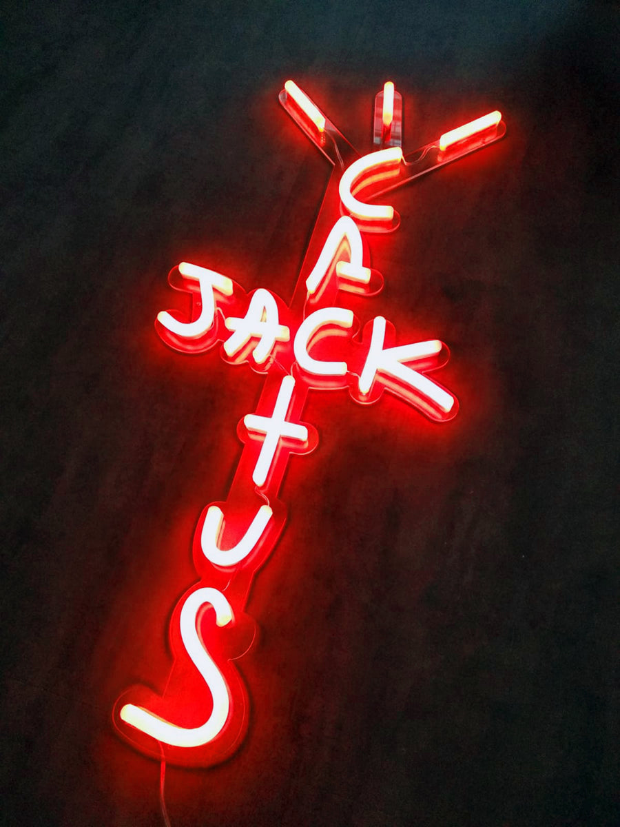 Cactus jack neon , Lighting, Neon Sign, Neon Sign on Acrylic prints