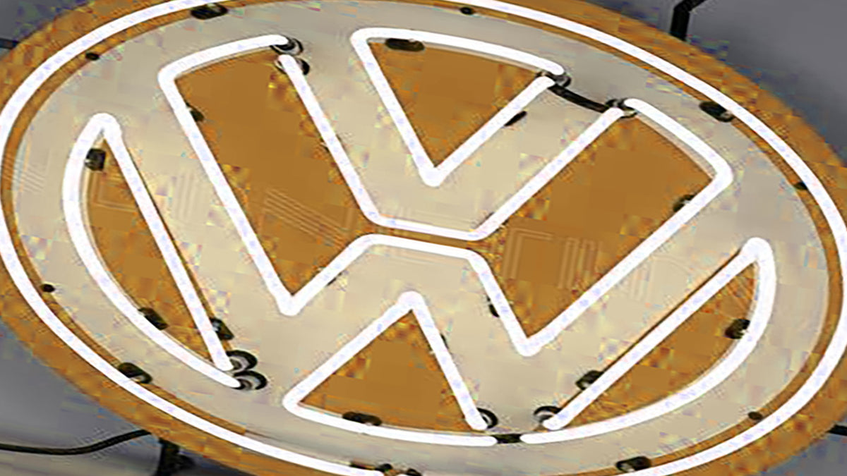 Vw neon sign Neon Sign on Acrylic prints