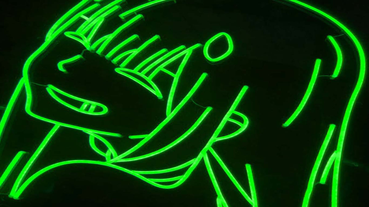 Zero two led neon sign