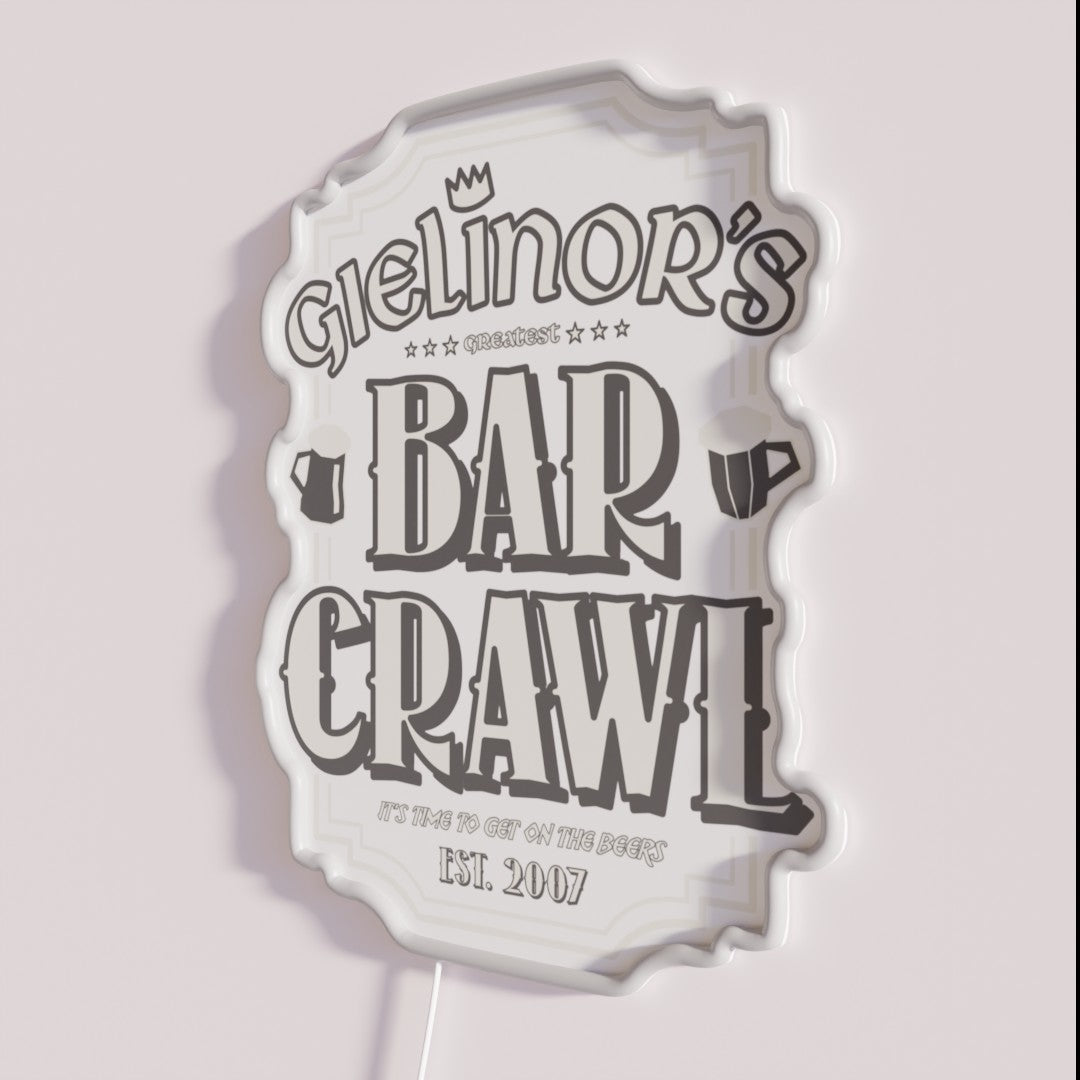 2007scape Bar Crawl Osrs Rgb Led Sign – Neon Factory