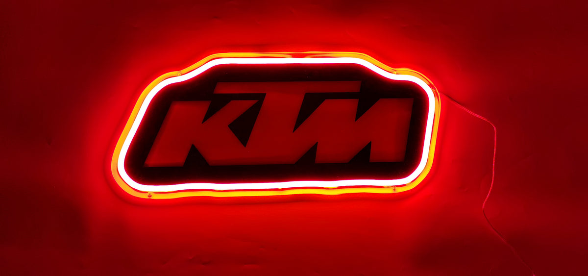 Ktm Neon Sign | Neon Wall Light For Motocross Fan – Neon Factory