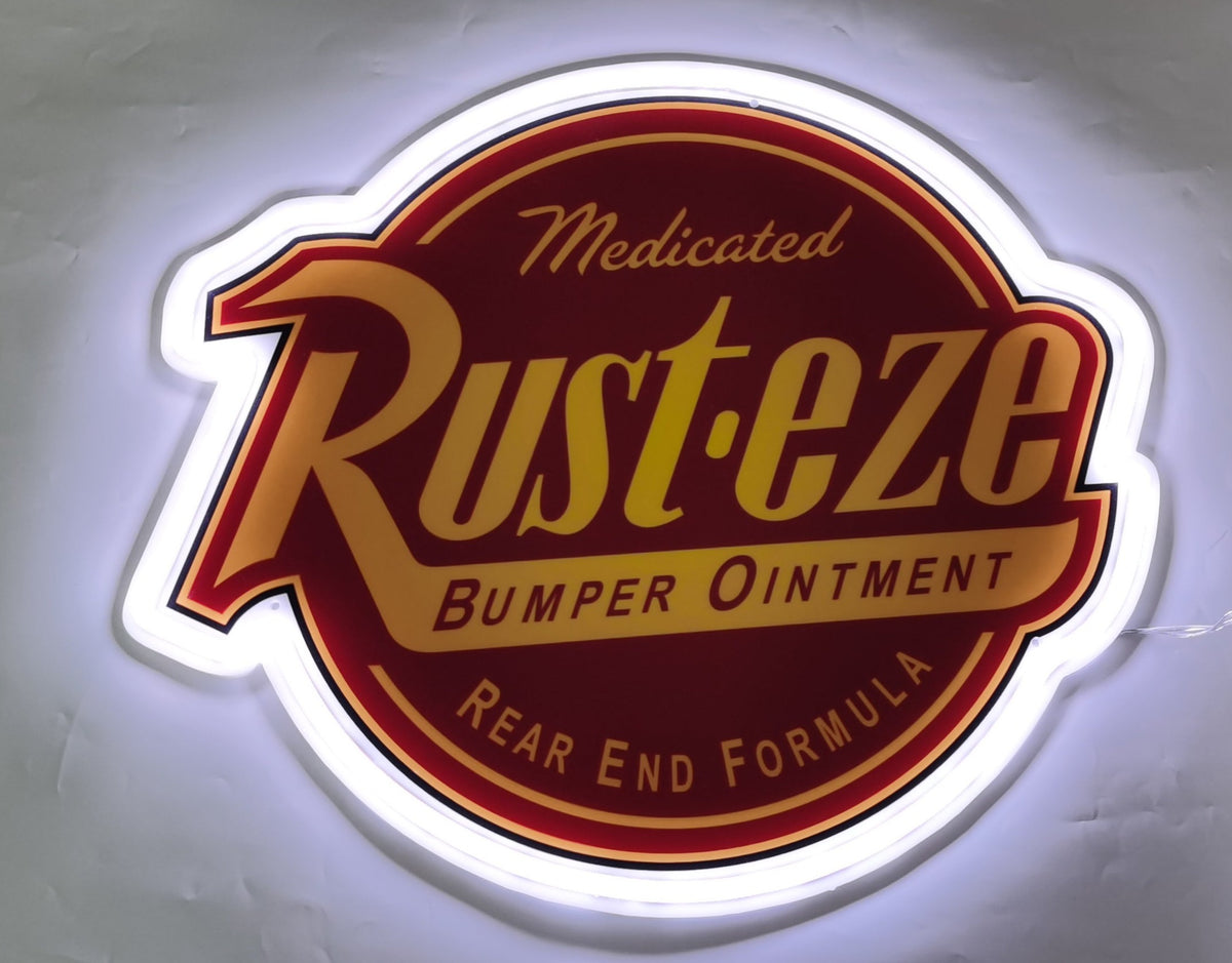 Rust Eze Cars Rgb Neon Sign – Neon Factory
