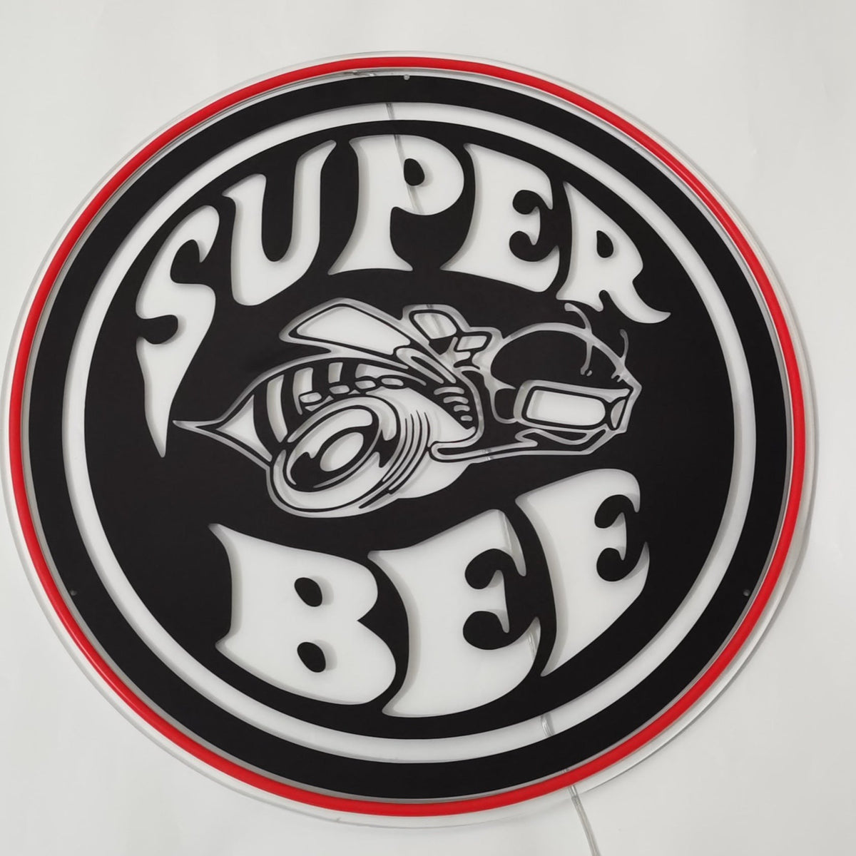 Srt Super Bee Neon Wall Light - Modern Day Lighting – Neon Factory