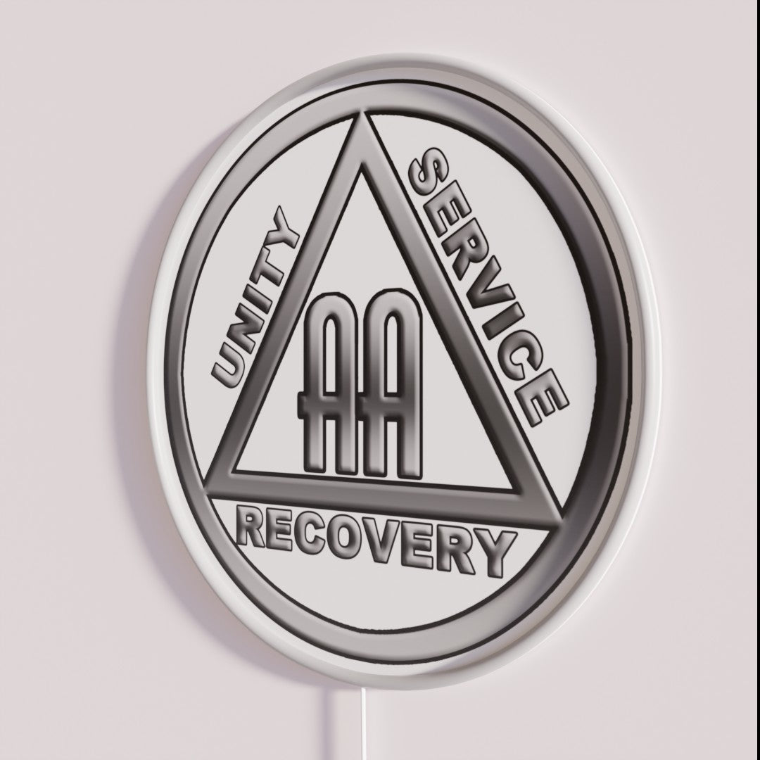 Aa Symbol Bandw Rgb Led Sign – Neon Factory