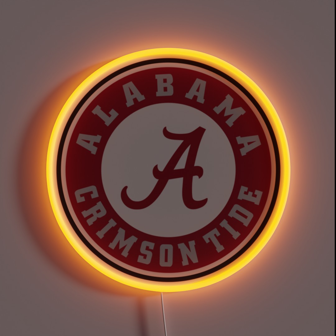 Alabama Crimson Tide Football Rgb Neon Sign – Neon Factory