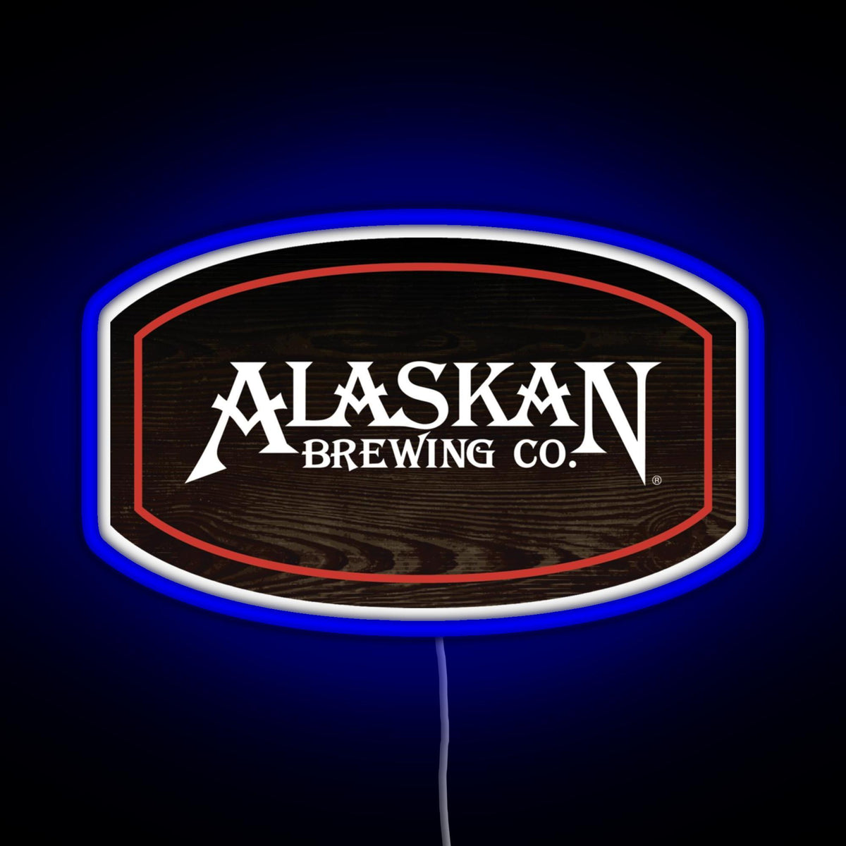 Alaskan Brewing Company Logo Pilot Series Wooden Sign