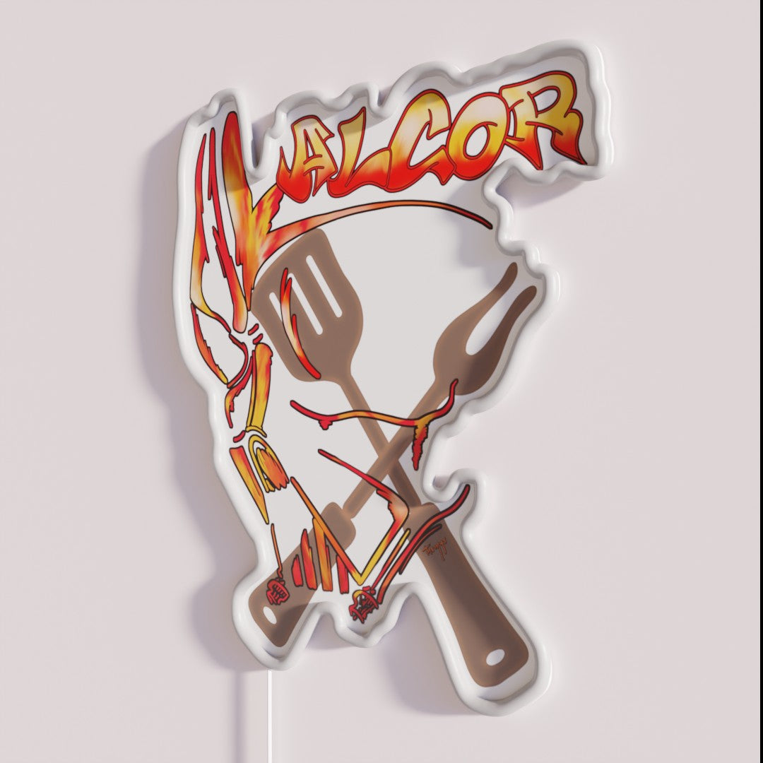 Alcor Bbq Rgb Led Sign – Neon Factory