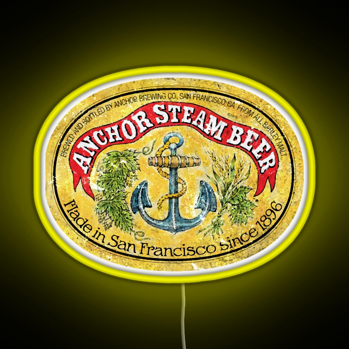 Anchor Steam Beer RGB neon sign