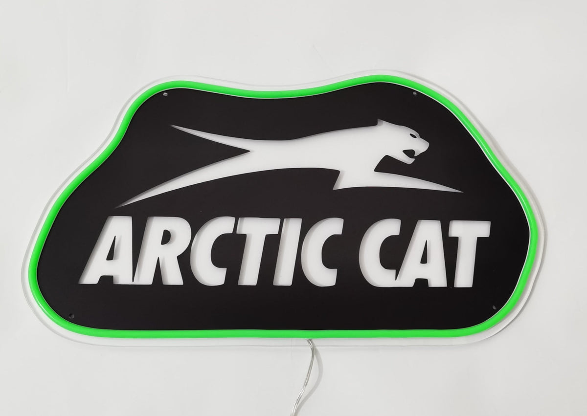 Neon Wall Light With The Arctic Cat Logo – Neon Factory