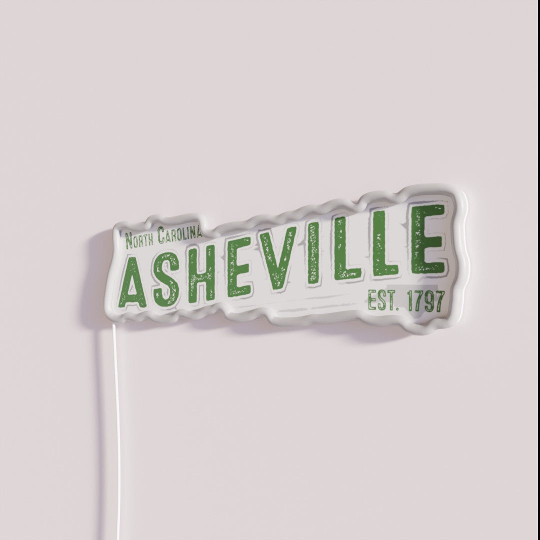 Asheville North Carolina Rgb Led Sign – Neon Factory