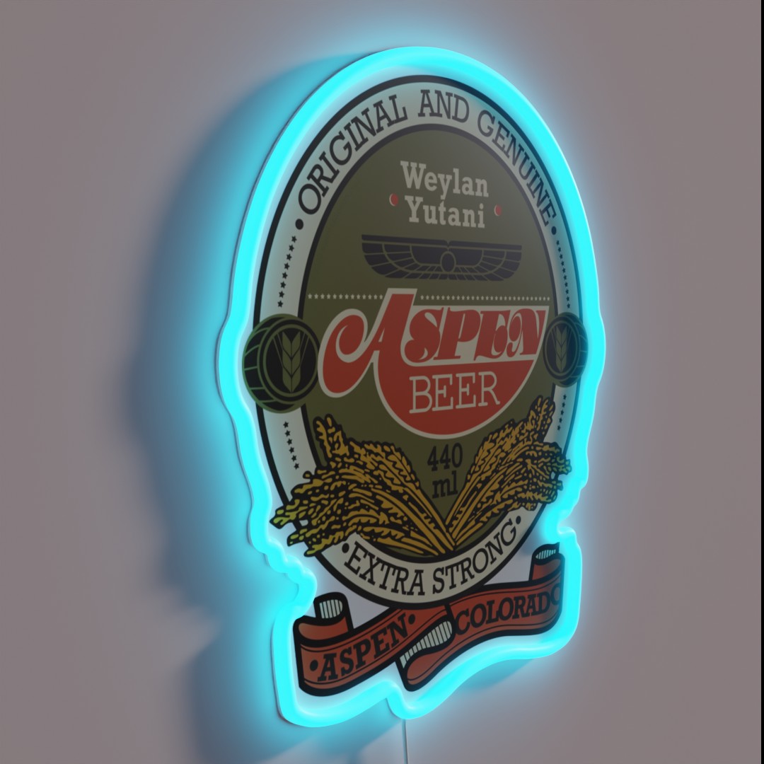 Aspen Beer Weylan Yutani 70s Colours Inspired Rgb Led Sign – Neon Factory