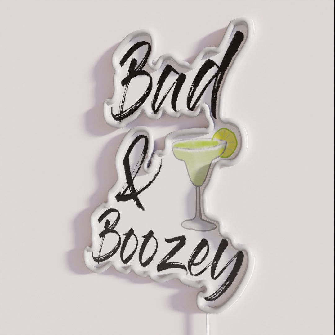 Bad And Boozey Rgb Led Sign – Neon Factory