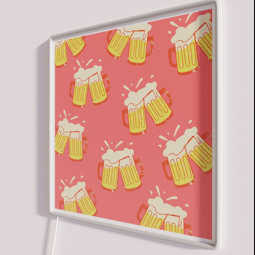 Beer Beer Beer Beer Rgb Led Sign – Neon Factory