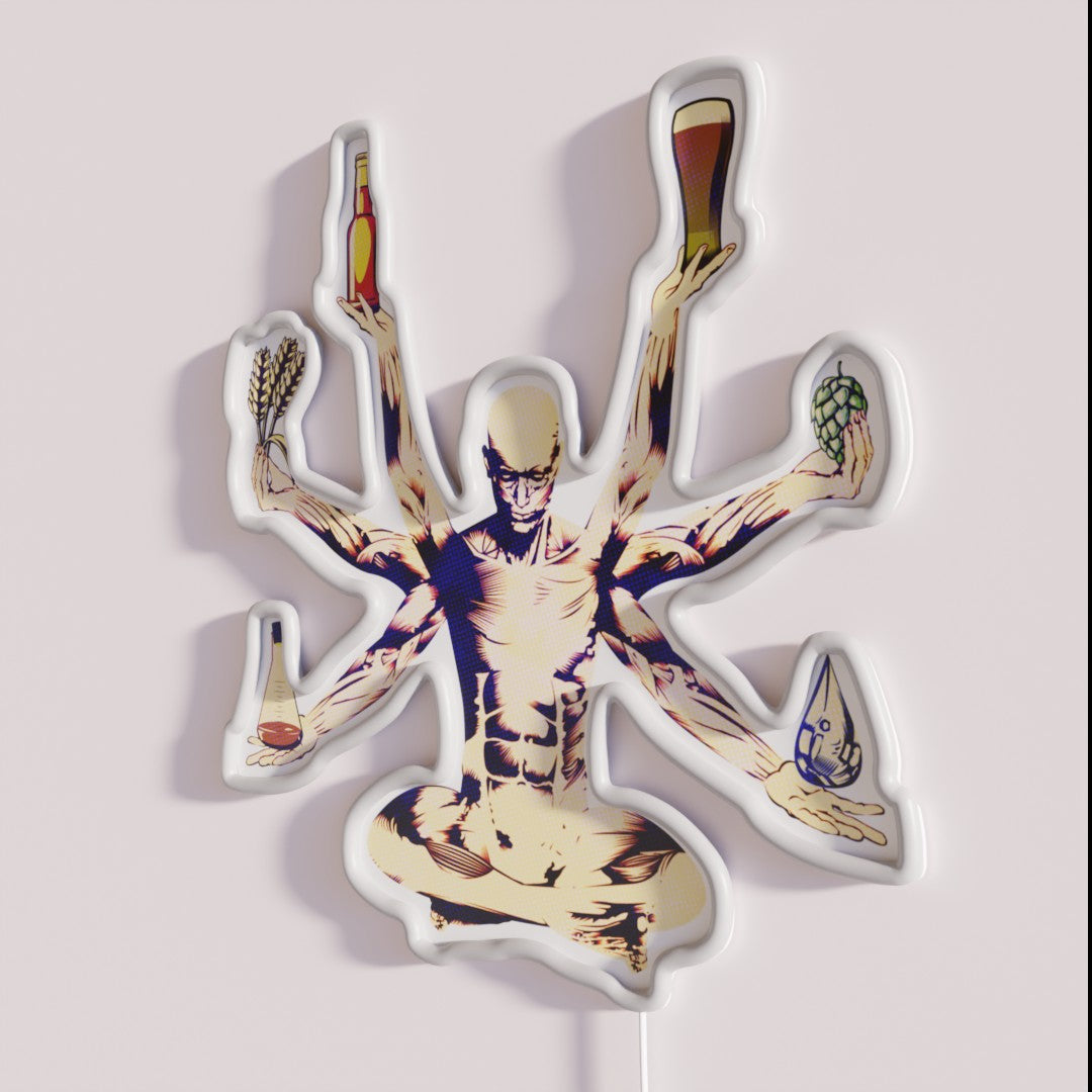 Beer God Rgb Led Sign – Neon Factory