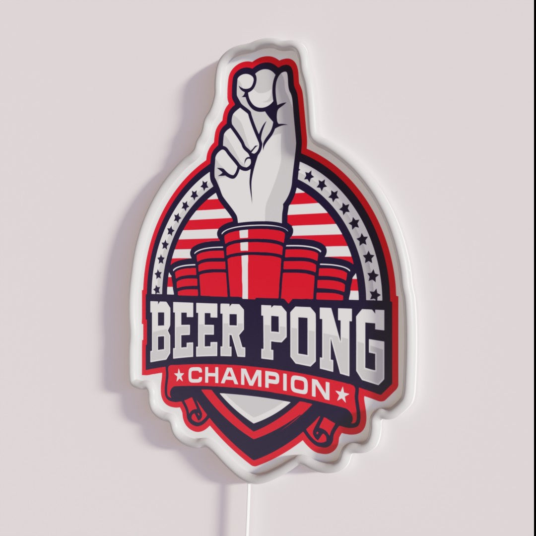 Beer Pong Champion Rgb Led Sign – Neon Factory