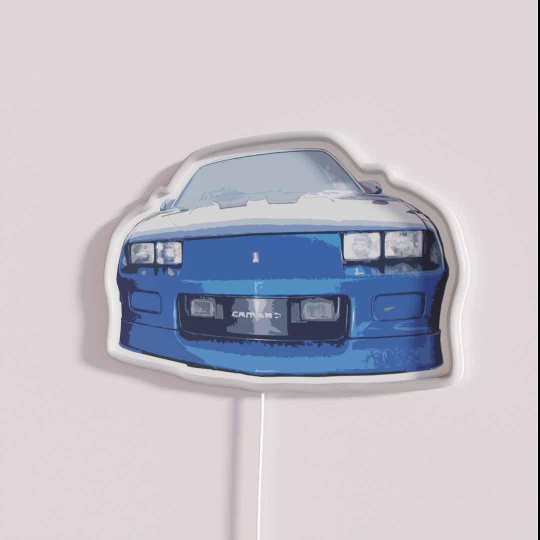 Blue Camaro Rgb Led Sign – Neon Factory