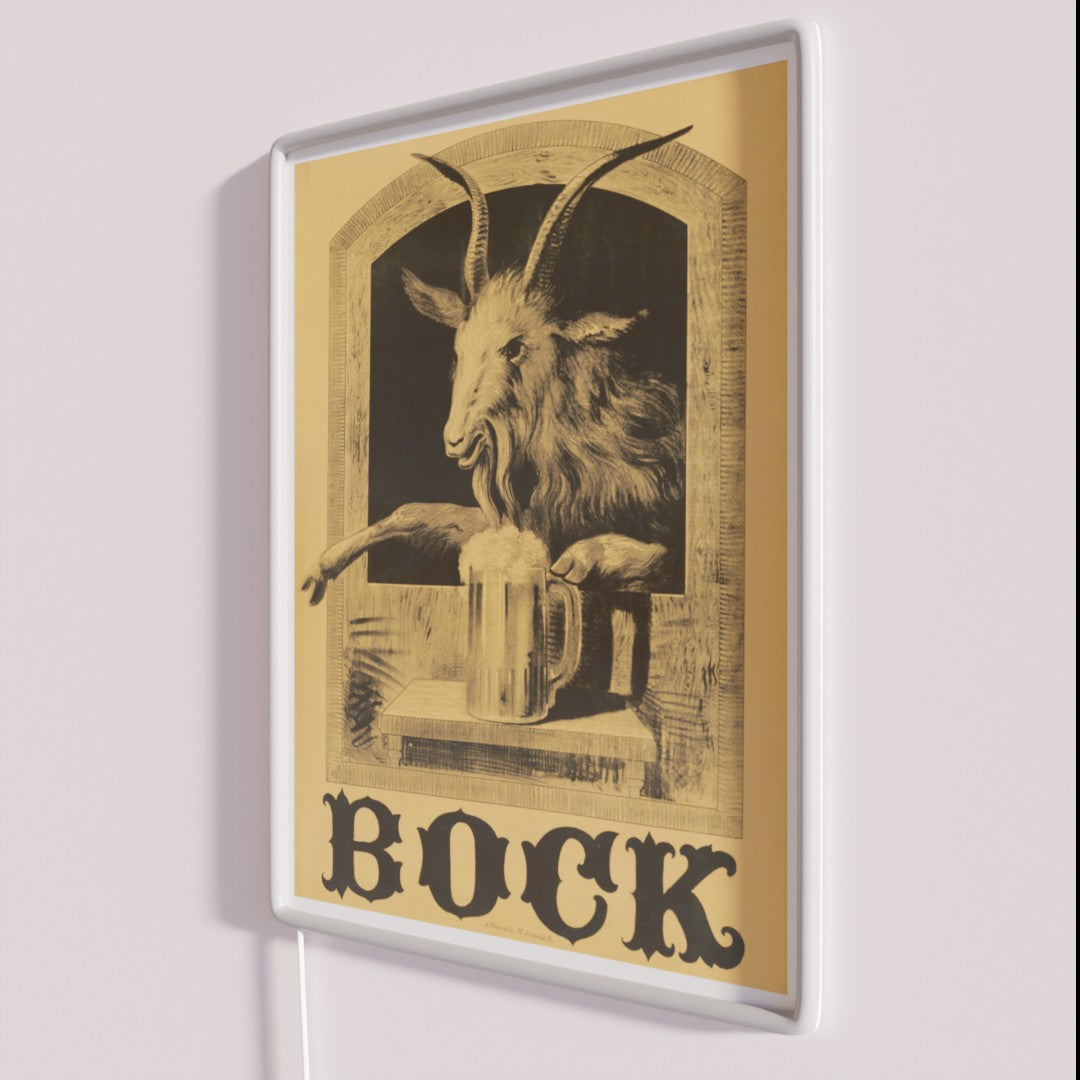 Bock Beer Rgb Led Sign – Neon Factory
