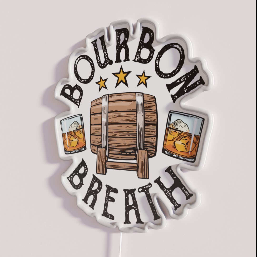 Bourbon Breath Rgb Led Sign – Neon Factory