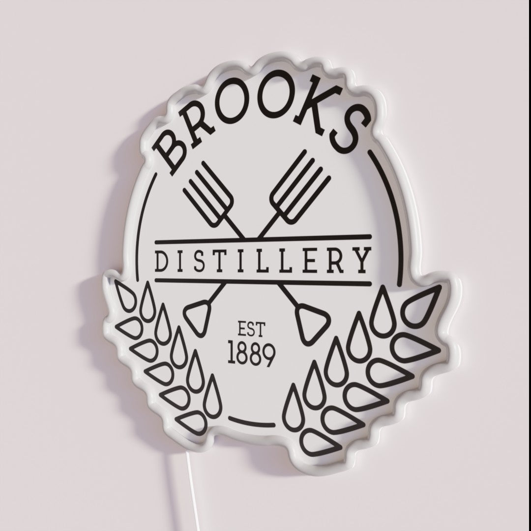 Brooks Distillery Rgb Led Sign – Neon Factory