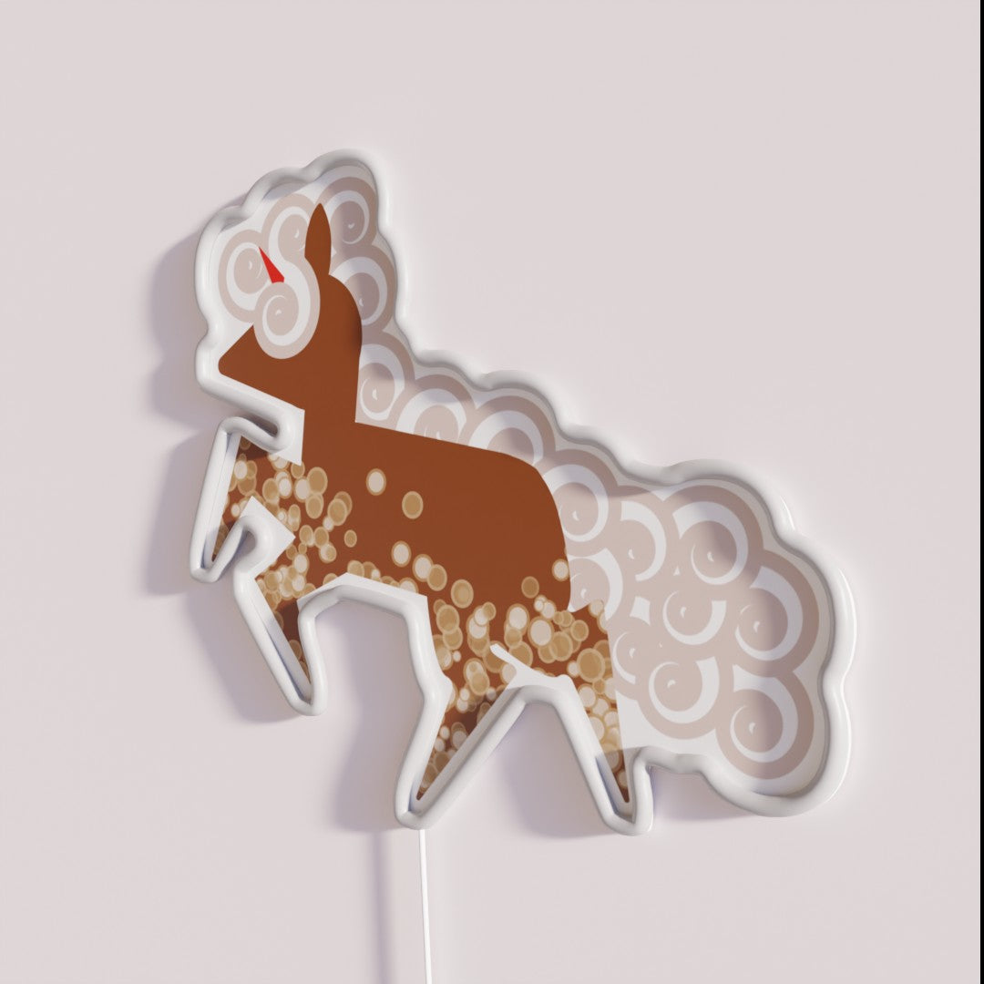 Bubbly Float Unicorn Rgb Led Sign – Neon Factory