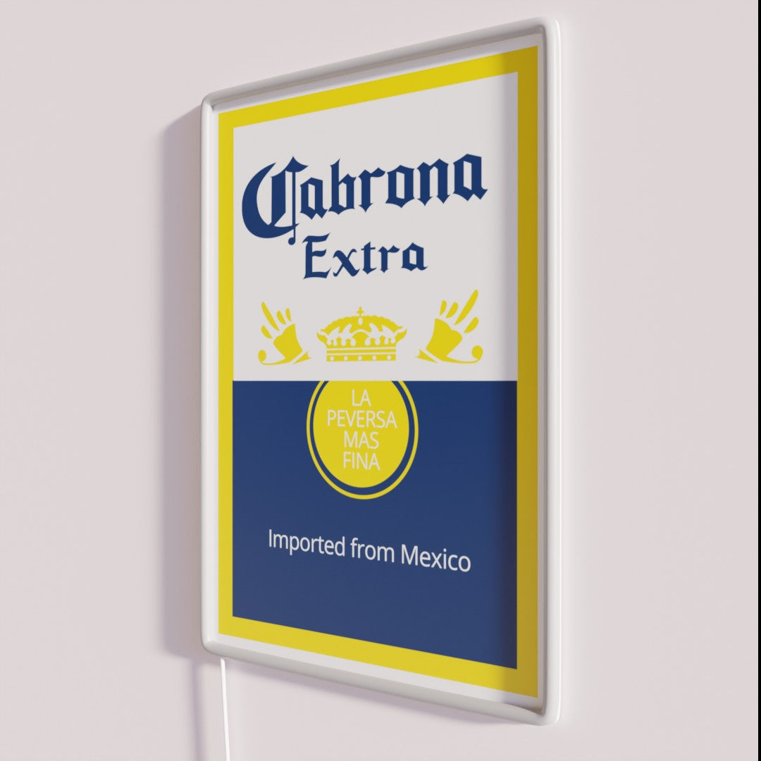 Cabrona Extra La Perversa Mas Fina Rgb Led Sign – Neon Factory