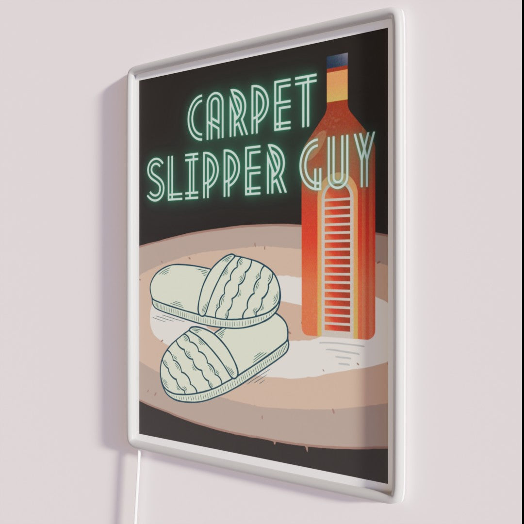 Carpet Slipper Guy Alcoholics Anonymous Rgb Led Sign – Neon Factory