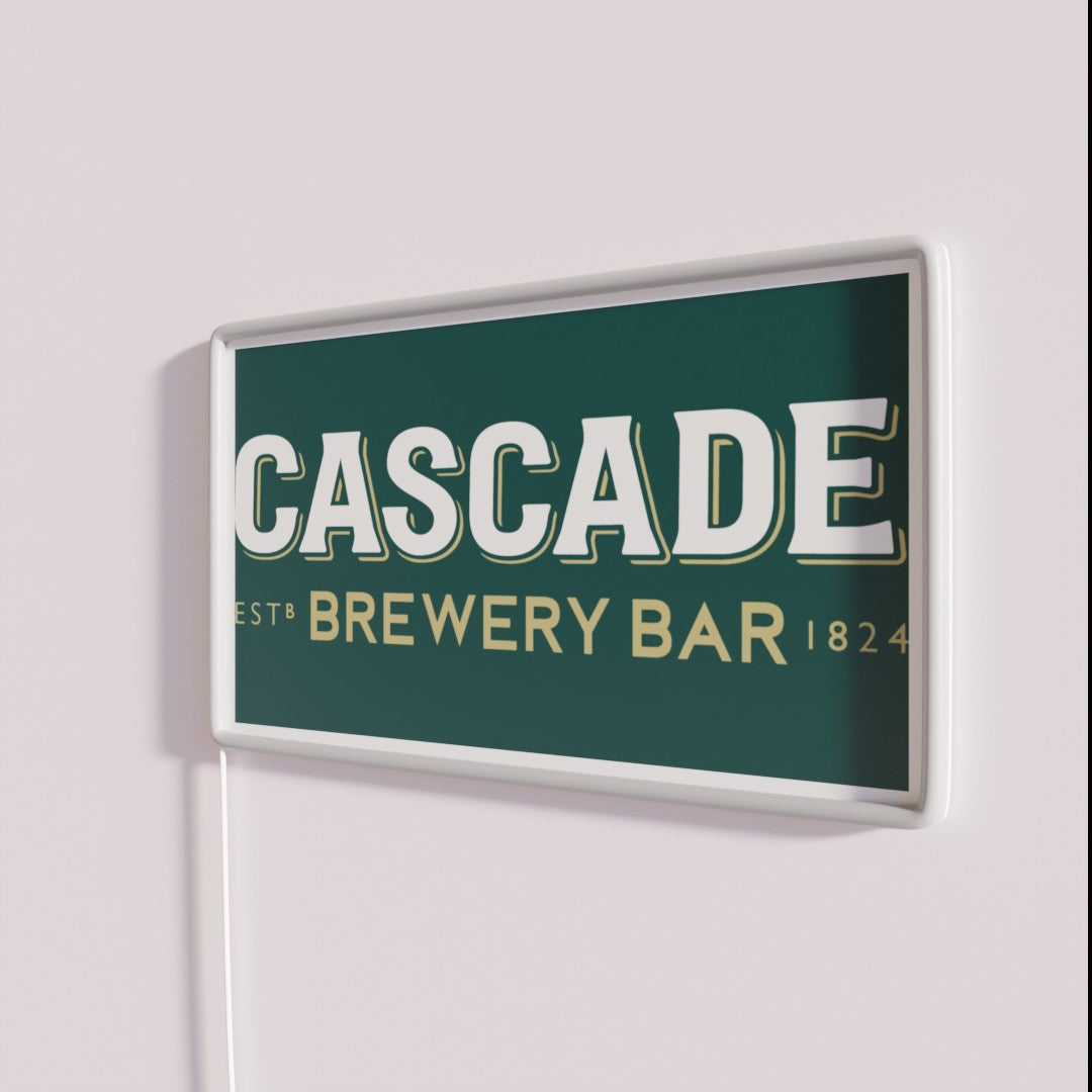 Cascade Brewery Logo Rgb Led Sign – Neon Factory