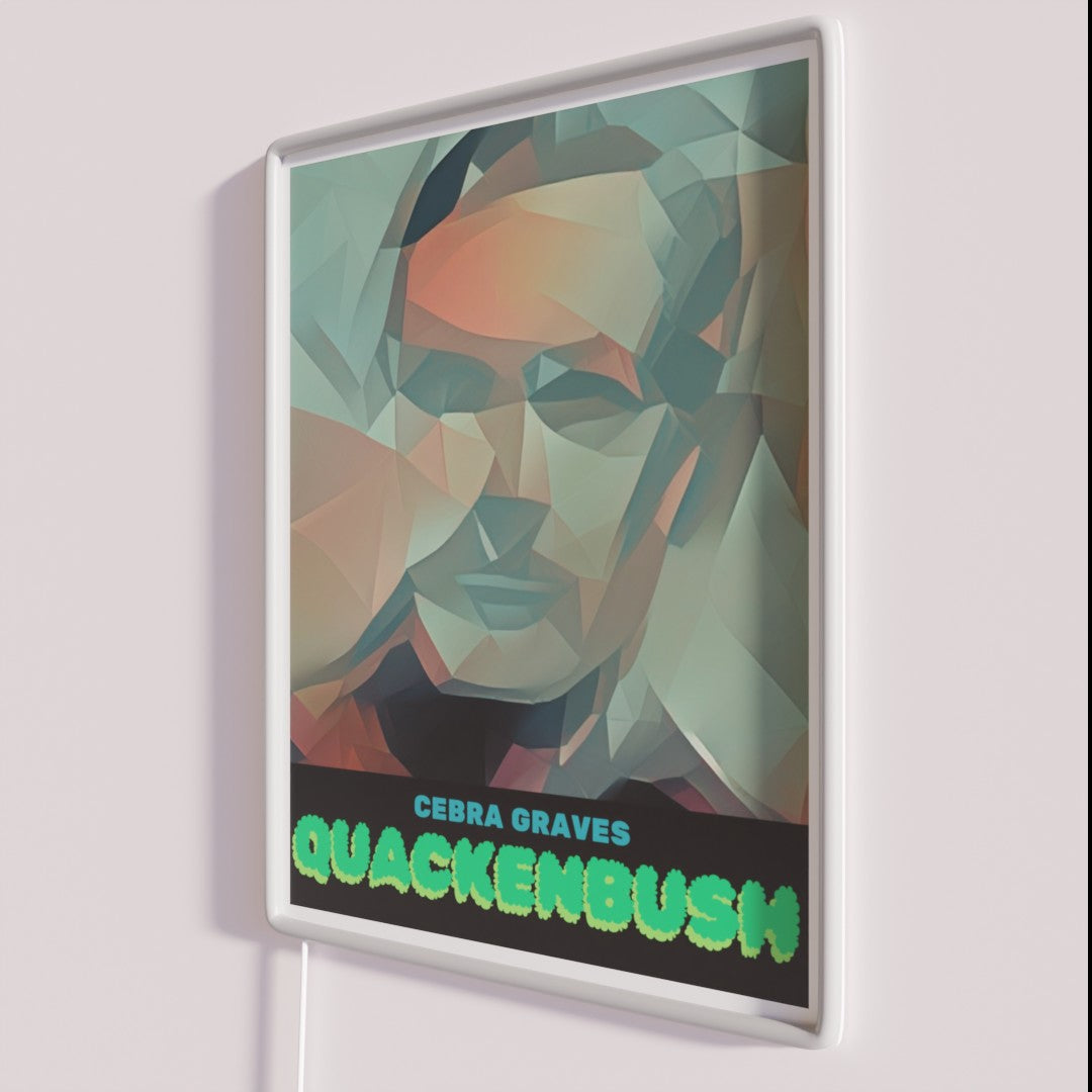Cebra Graves Quackenbush Art Deco Rgb Led Sign – Neon Factory