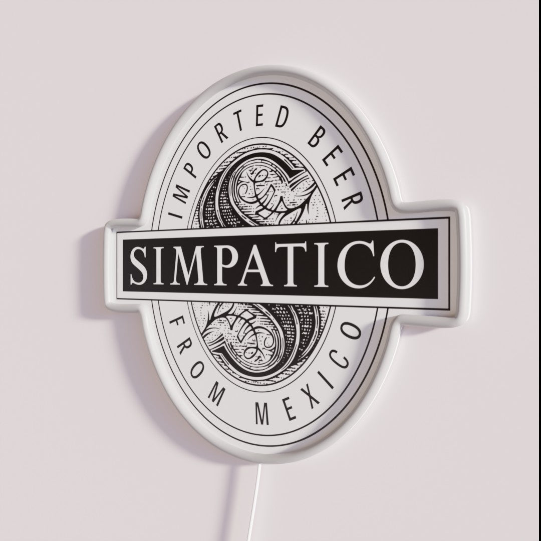 Cerveza Simpatico Beer Mexican Rgb Led Sign – Neon Factory