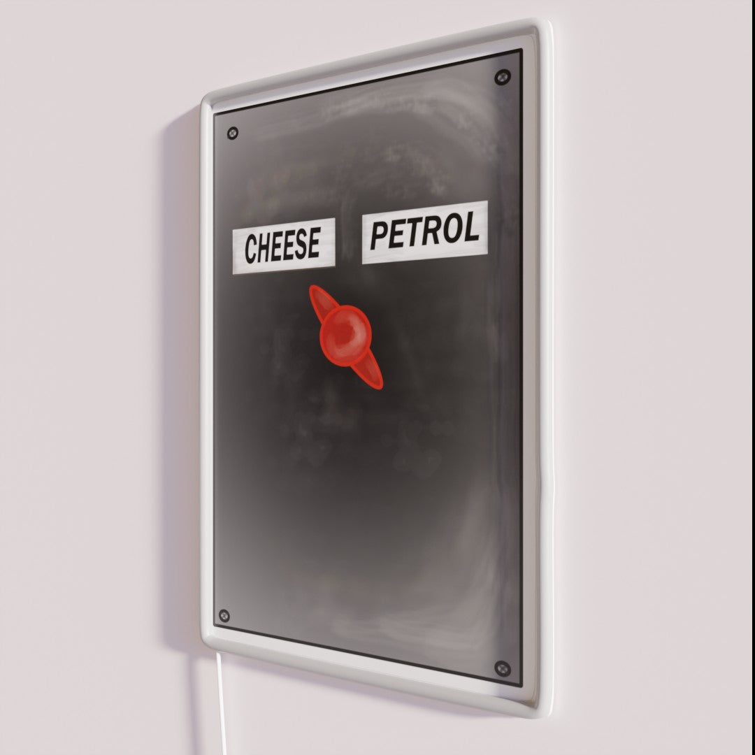 Cheese Or Petrol Rgb Led Sign – Neon Factory
